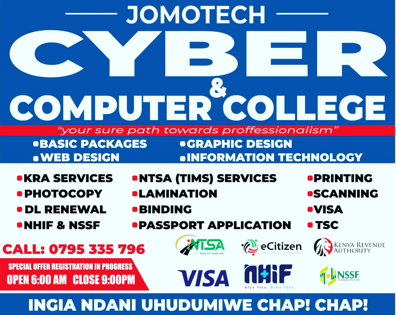 Jomotech Cyber and Computer College – We are a dynamic and innovative ICT solutions provider ...